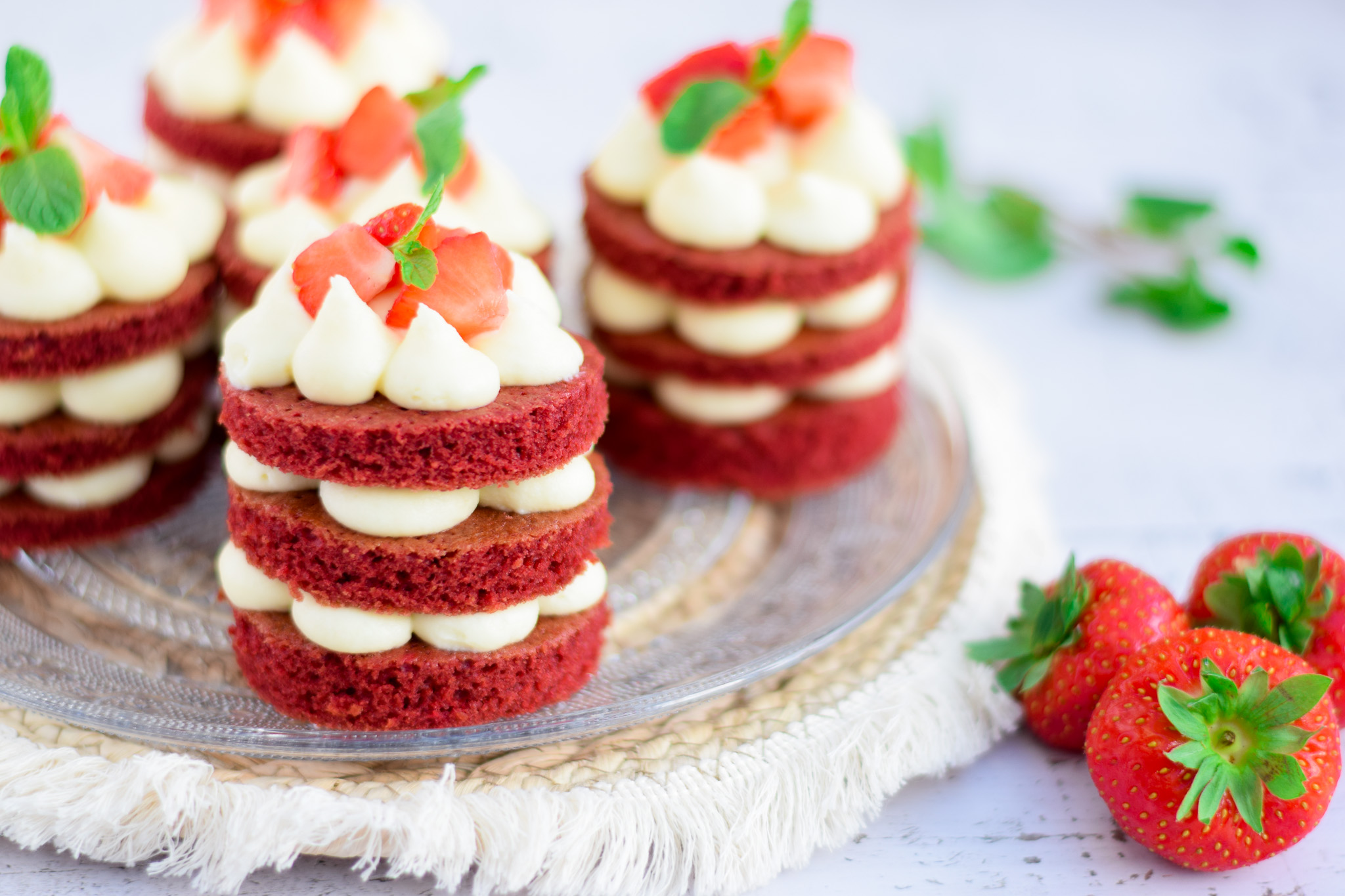 Red velvet taartjes - Doortjes Keuken