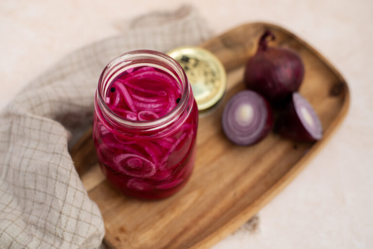 Ingelegde rode ui - Doortjes Keuken