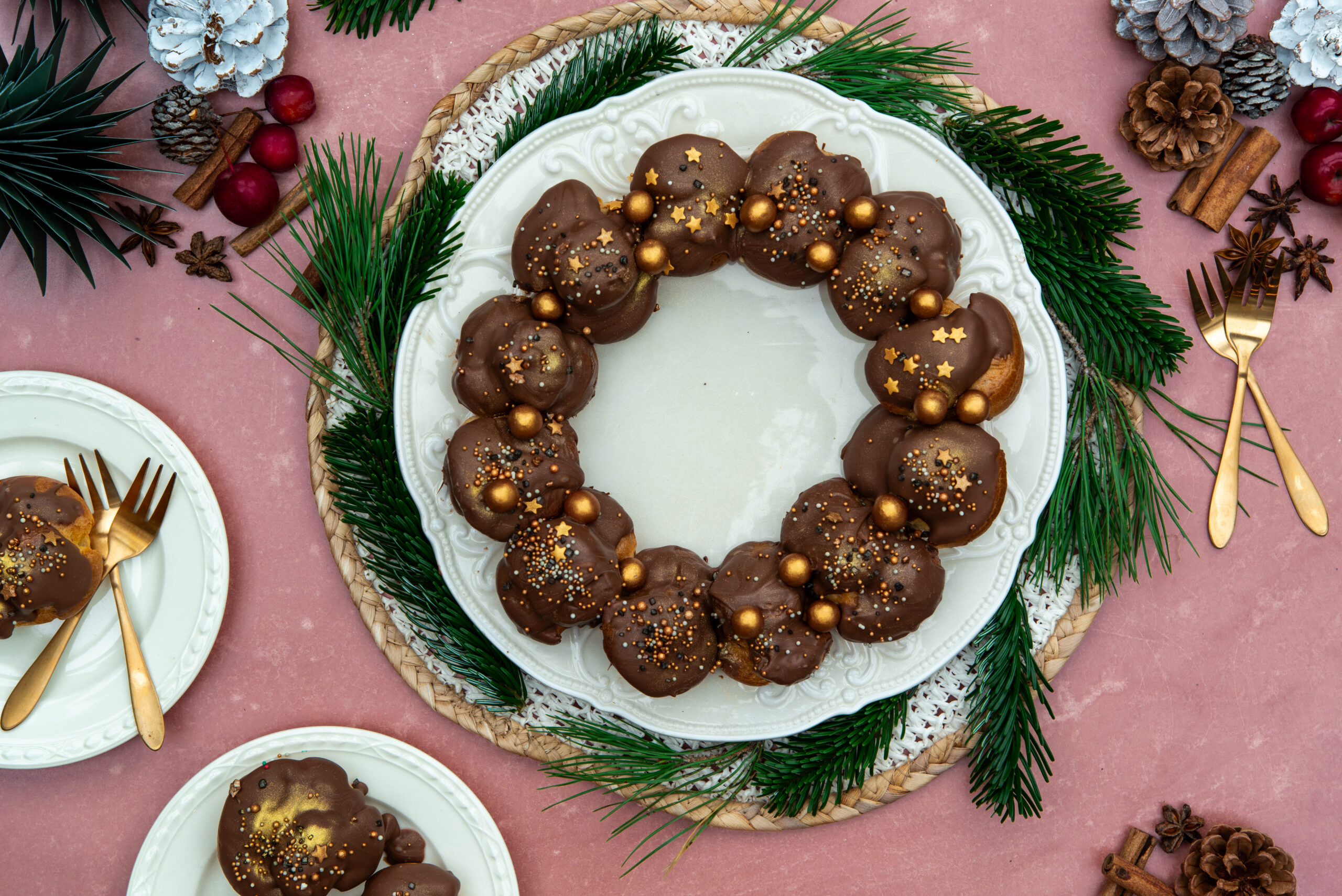 Soezen kerstkrans - Doortjes Keuken